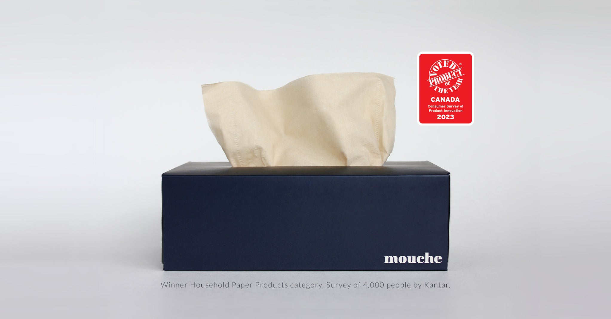Mouche | The sustainable premium facial tissue that works