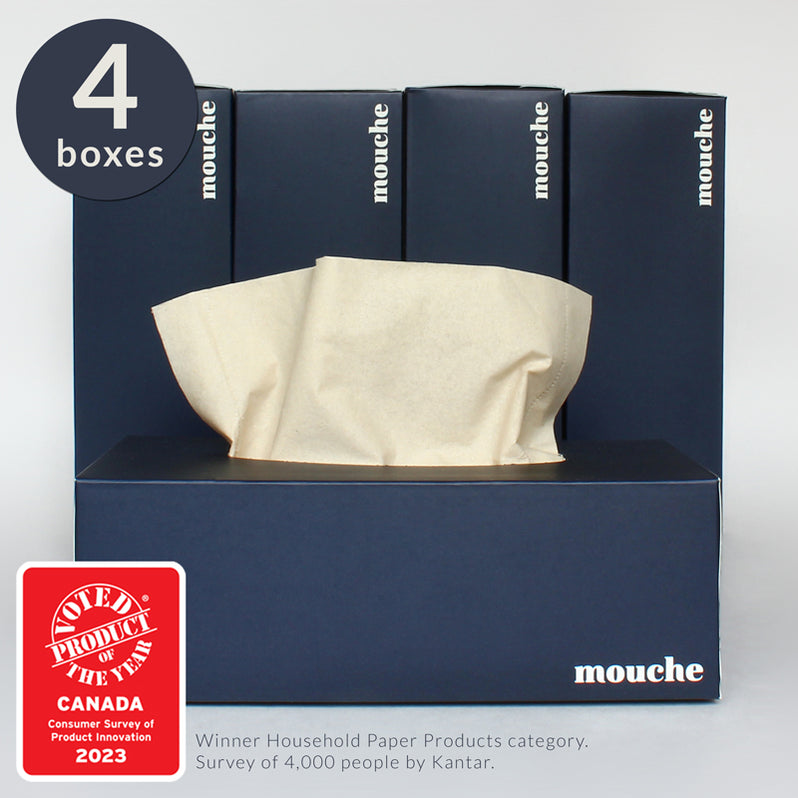 Mouche | The sustainable premium facial tissue that works