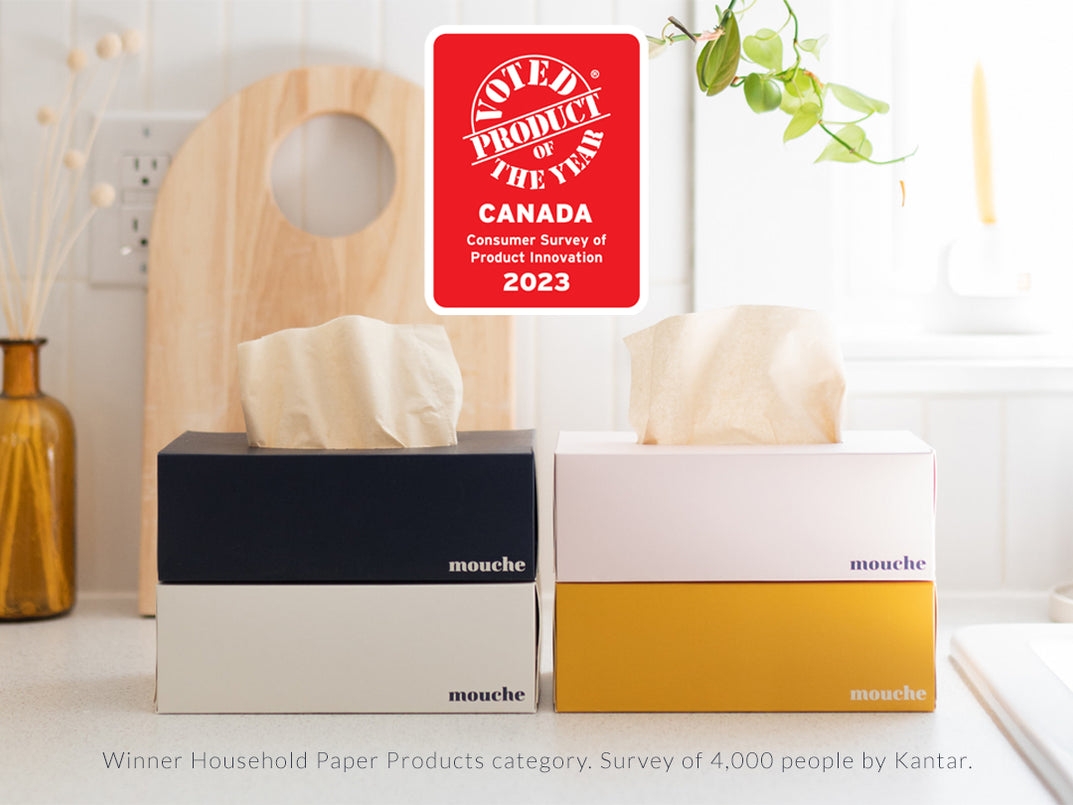 Mouche | The sustainable premium facial tissue that works